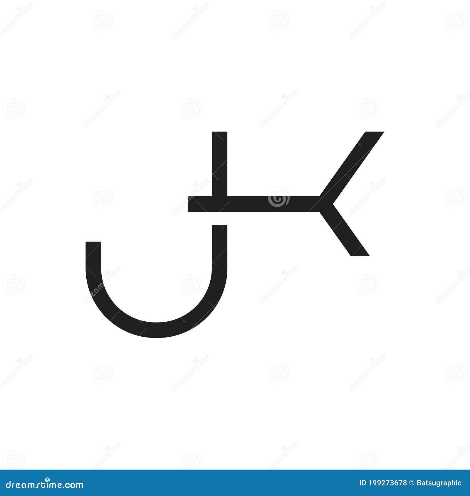 Jk Initial Letter Vector Logo Icon Stock Vector - Illustration of ...
