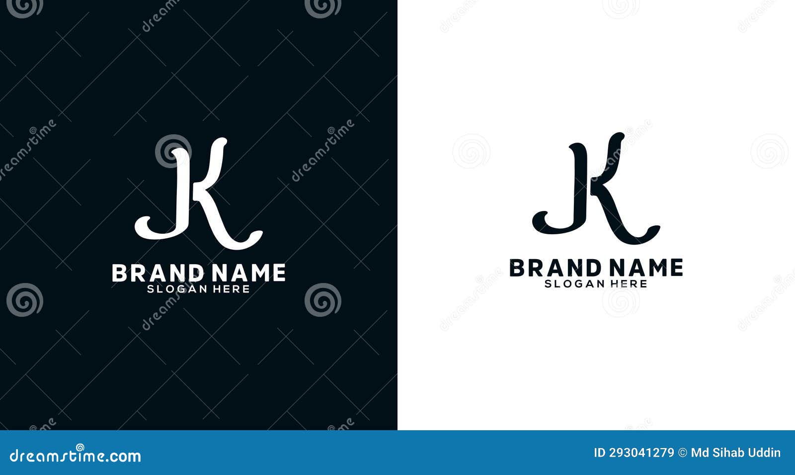 JK Letter Logo JK Monogram Logo Design JK Icon Stock Vector ...