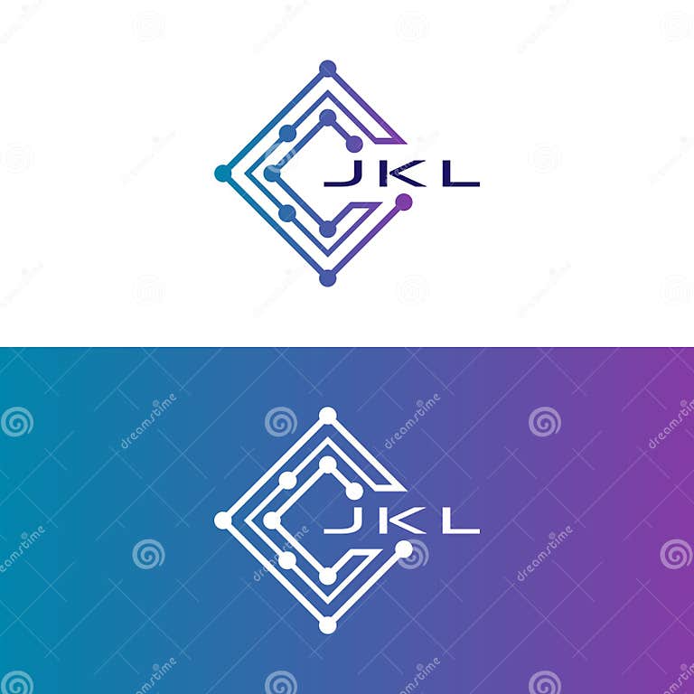 JKL Tech Initial Logo Design Icon for Technology, Digital, Tech ...