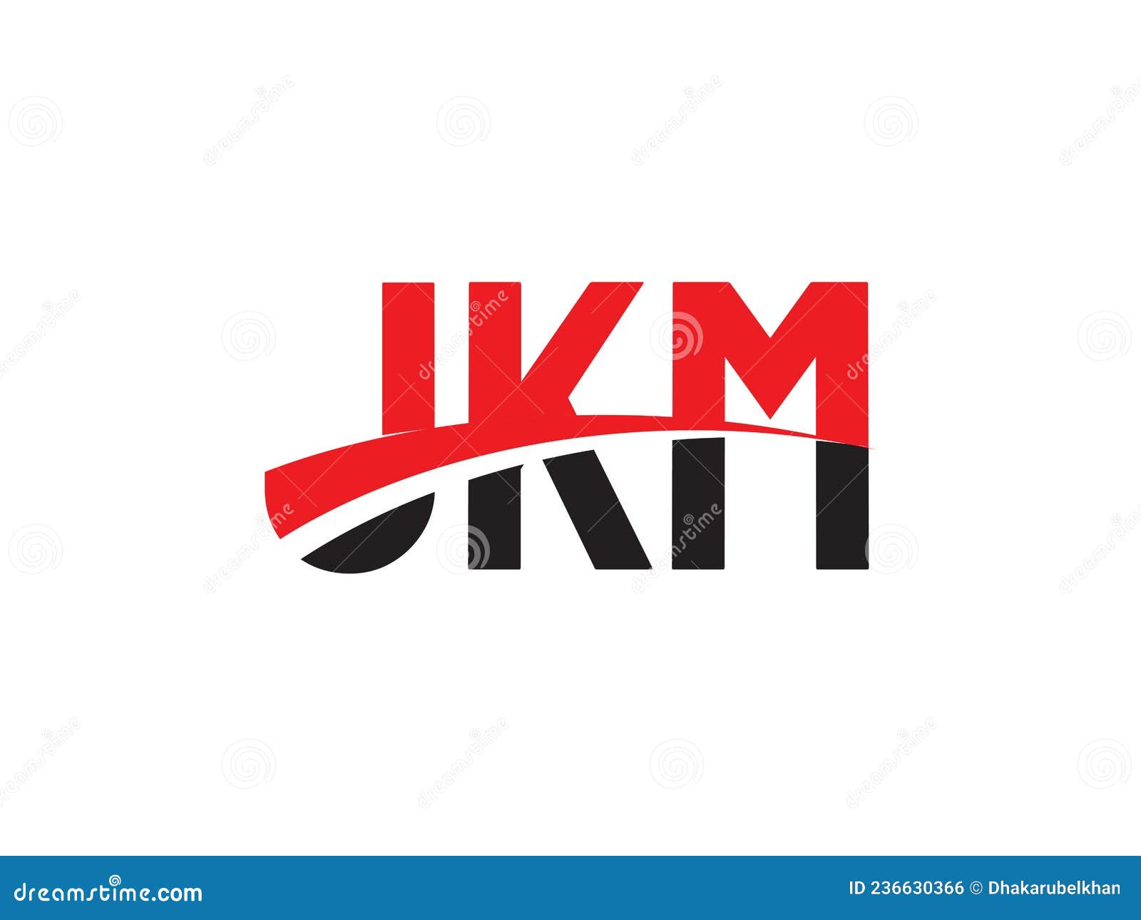 JKM Letter Initial Logo Design Vector Illustration Stock Vector ...