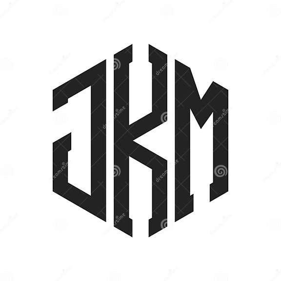 JKM Logo Design. Initial Letter JKM Monogram Logo Using Hexagon Shape ...