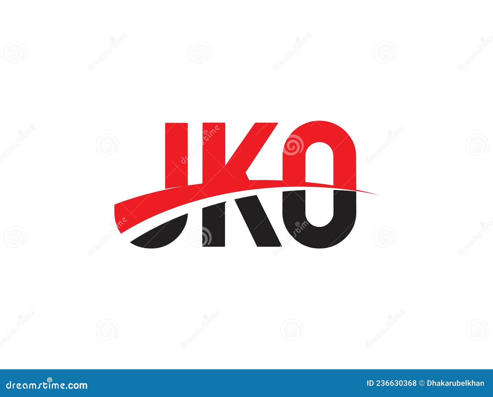 JKO Letter Initial Logo Design Vector Illustration Stock Vector ...
