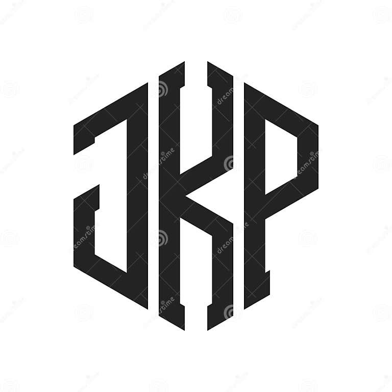 JKP Logo Design. Initial Letter JKP Monogram Logo Using Hexagon Shape ...