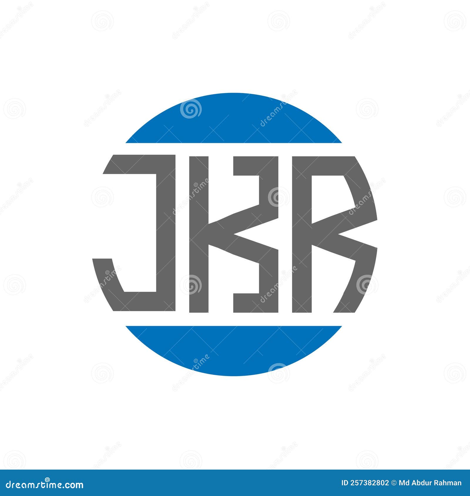 JKR Letter Logo Design on White Background. JKR Creative Initials ...