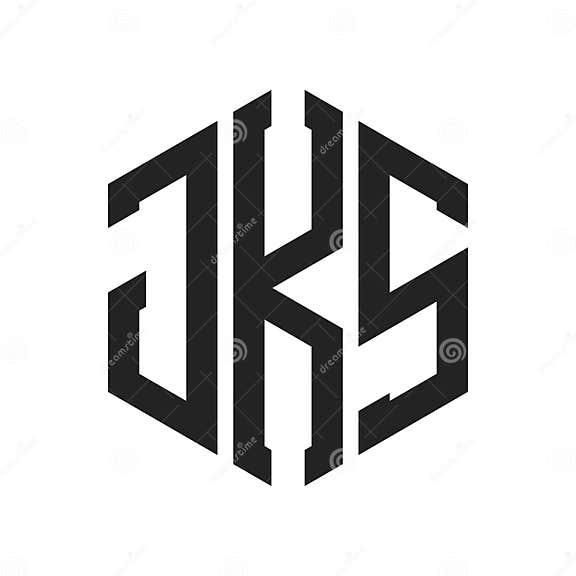 JKS Logo Design. Initial Letter JKS Monogram Logo Using Hexagon Shape ...