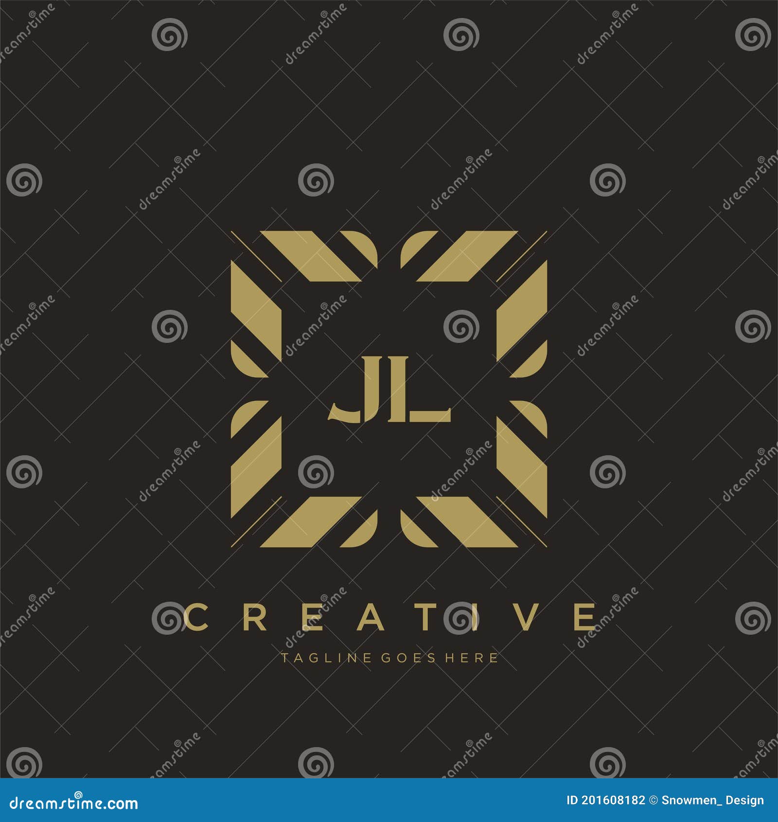 JL Initial Letter Luxury Ornament Monogram Logo Template Vector Stock ...