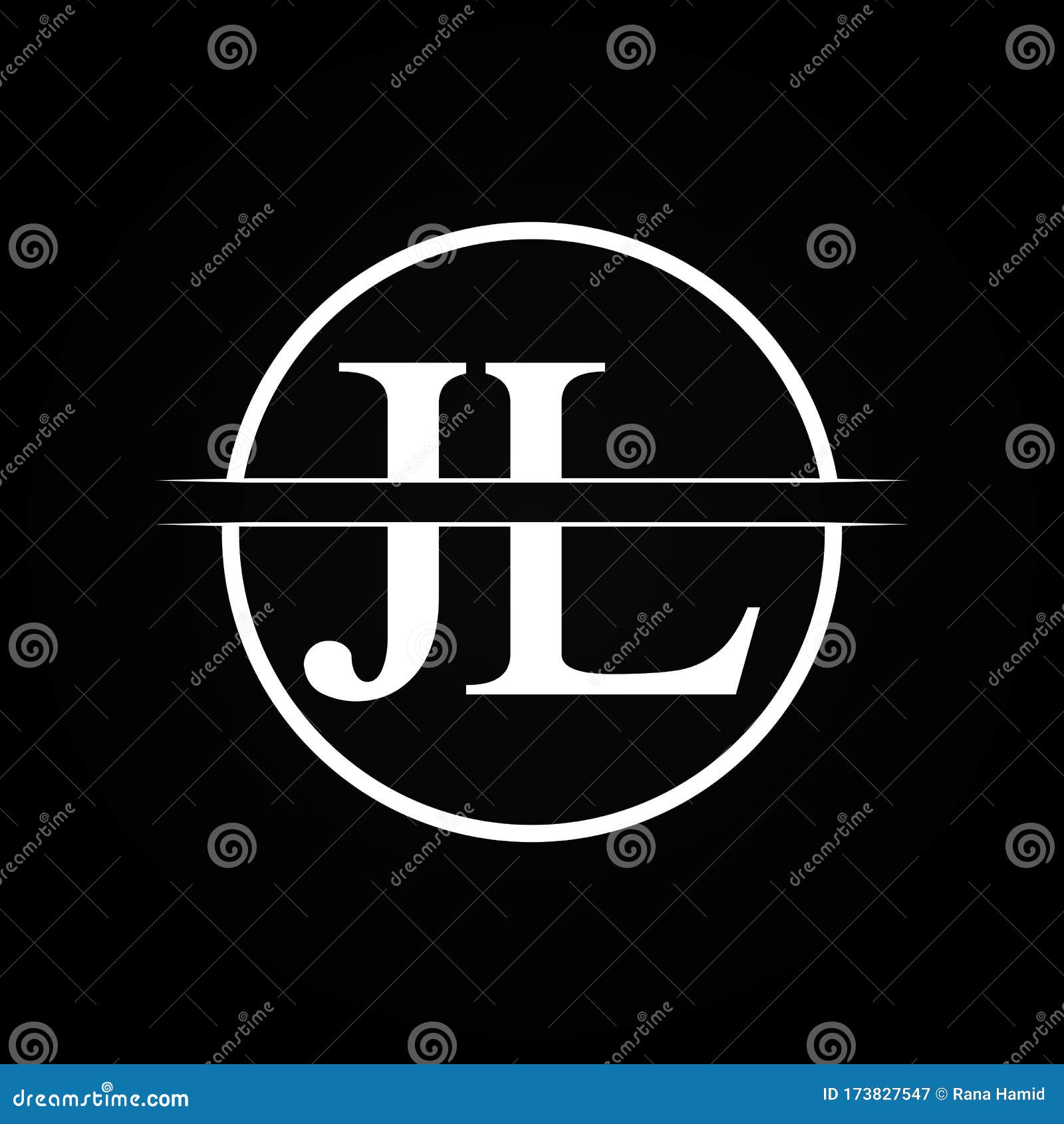 JL Letter Type Logo Design Vector Template. Abstract Letter JL Logo ...