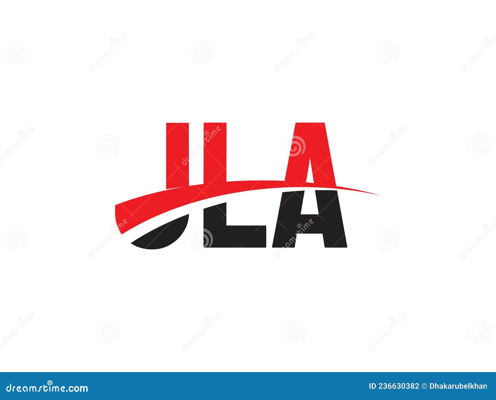 JLA Letter Initial Logo Design Vector Illustration Stock Vector ...