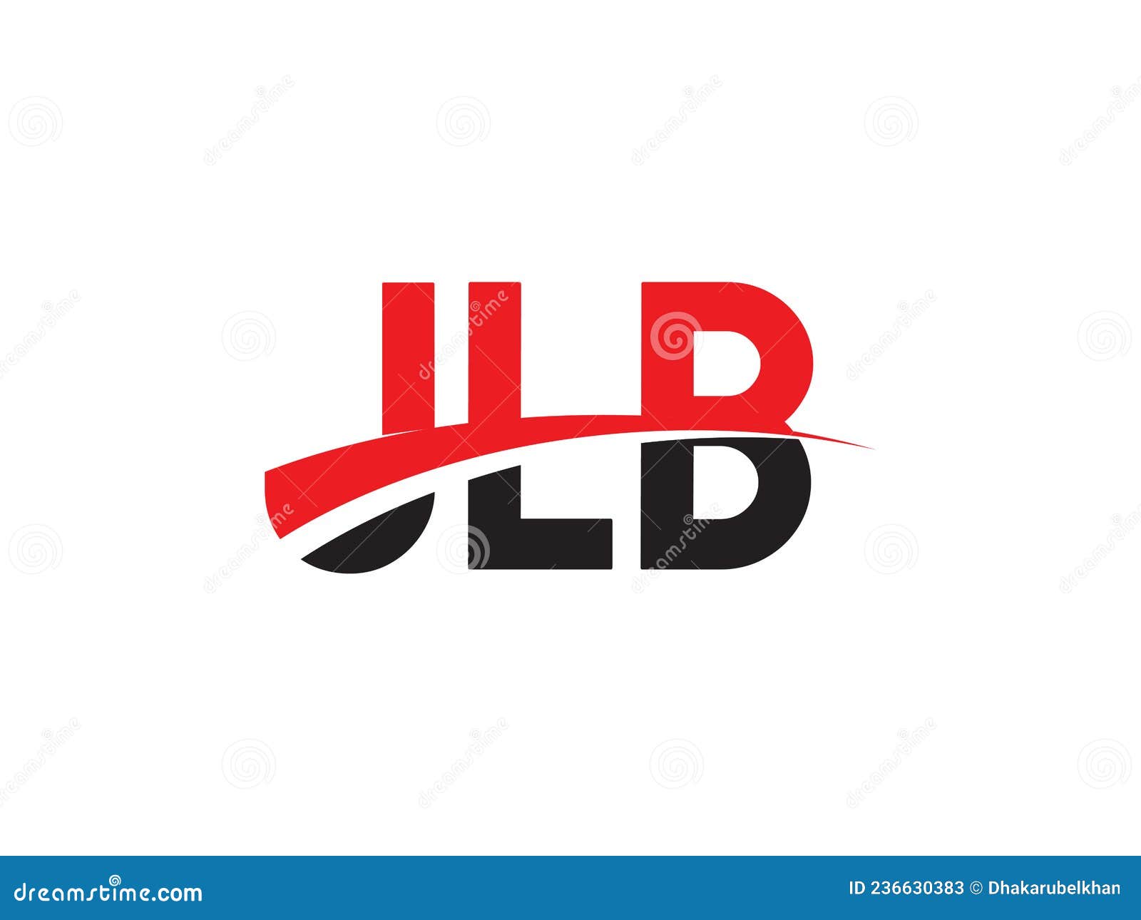 JLB Letter Initial Logo Design Vector Illustration Stock Vector ...