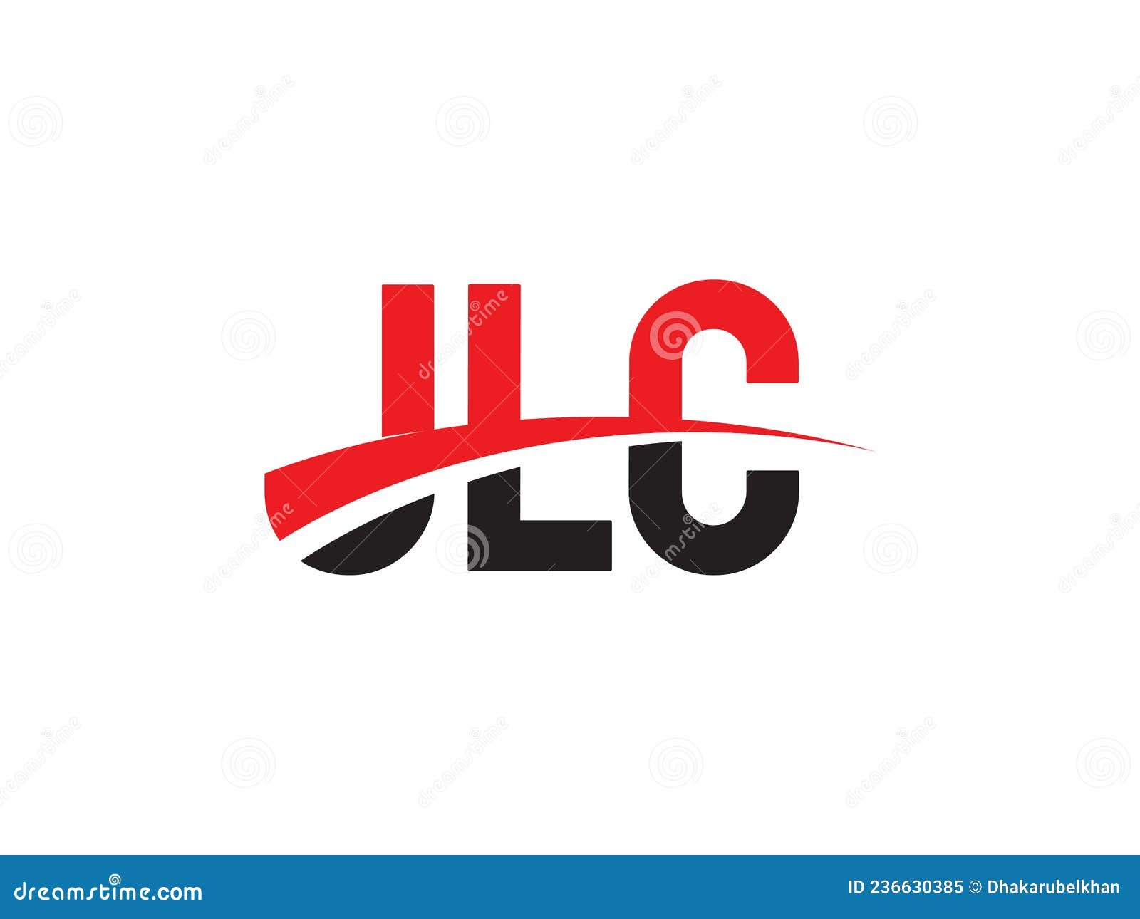 JLC Letter Initial Logo Design Vector Illustration Stock Vector ...