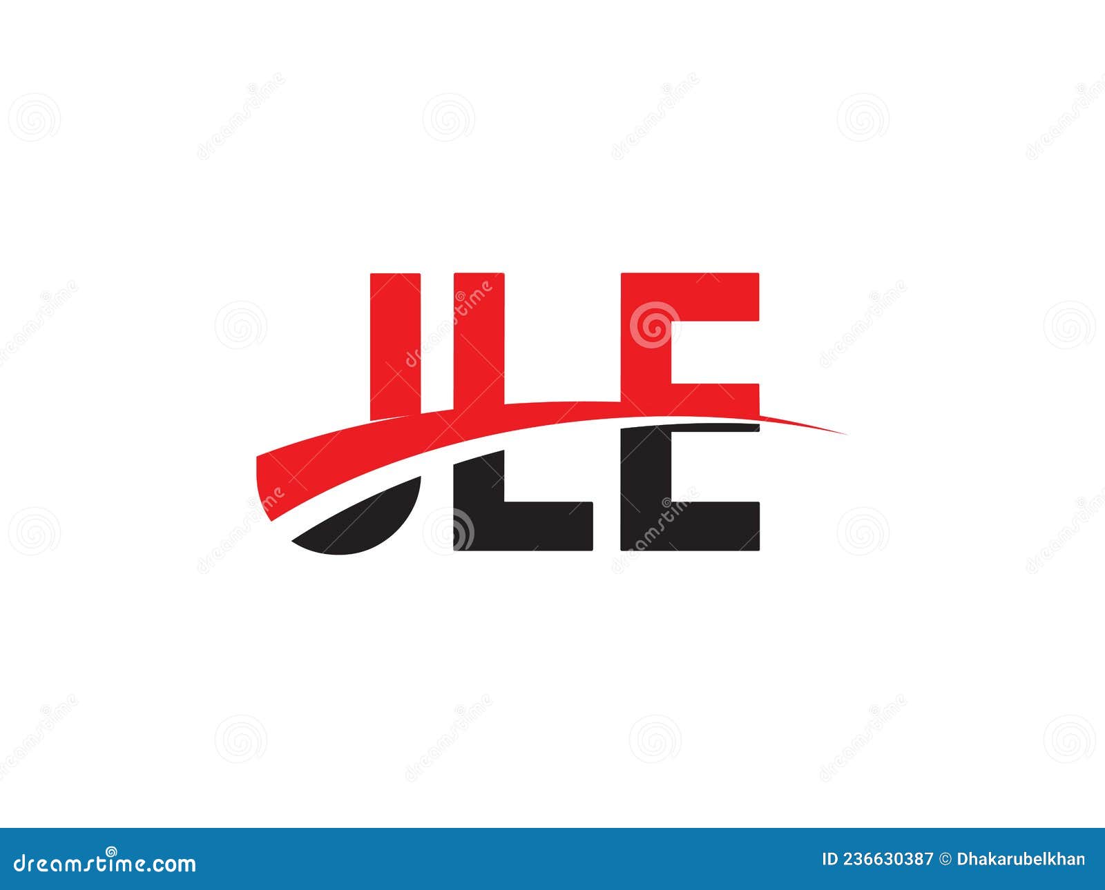 JLE Letter Initial Logo Design Vector Illustration Stock Vector ...