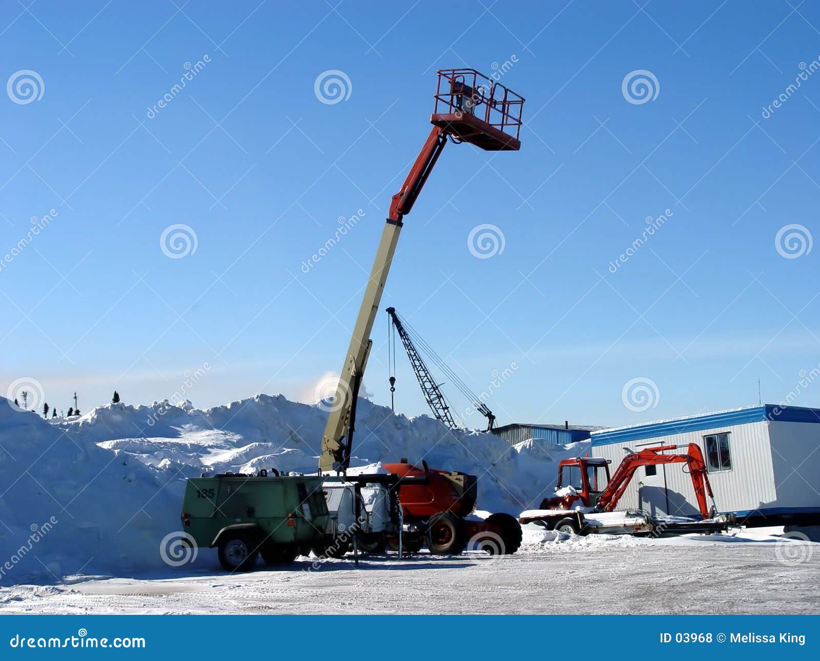 JLG Man Lift stock photo. Image of concepts, industrial, iron - 3968