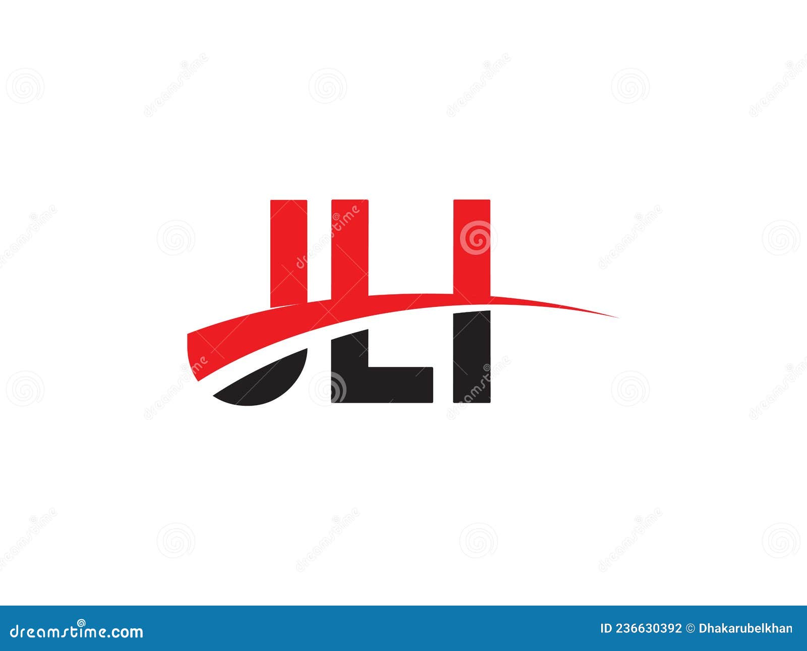 JLI Letter Initial Logo Design Vector Illustration Stock Vector ...