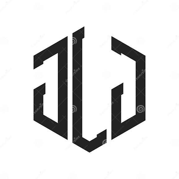JLJ Logo Design. Initial Letter JLJ Monogram Logo Using Hexagon Shape ...