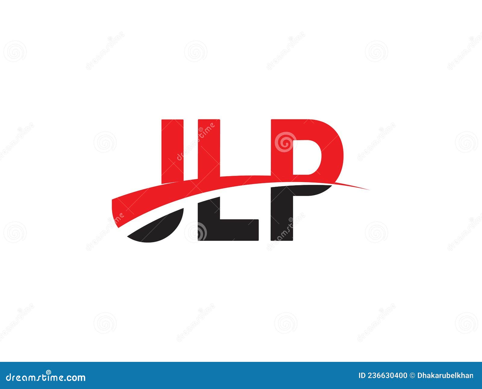 JLP Letter Initial Logo Design Vector Illustration Stock Vector ...