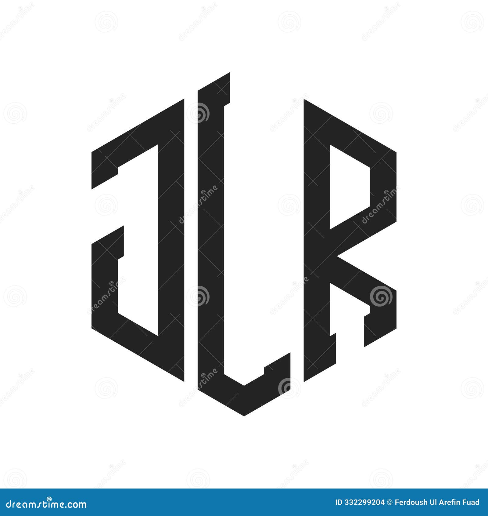 JLR Logo Design. Initial Letter JLR Monogram Logo Using Hexagon Shape ...