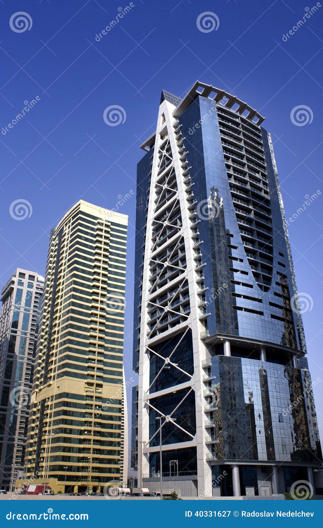 JLT Dubai skyscraper stock image. Image of office, apartment - 40331627