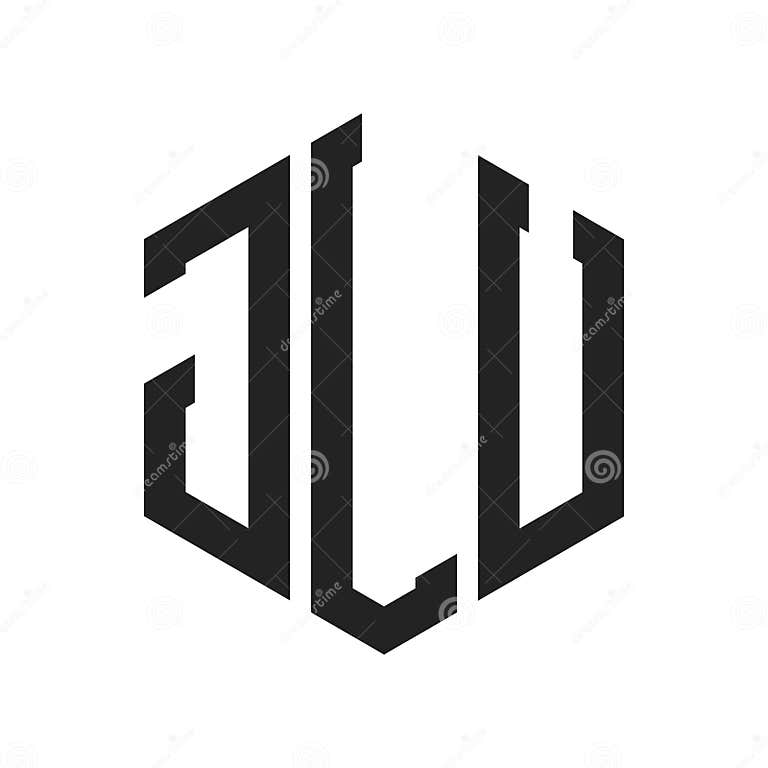 JLU Logo Design. Initial Letter JLU Monogram Logo Using Hexagon Shape ...