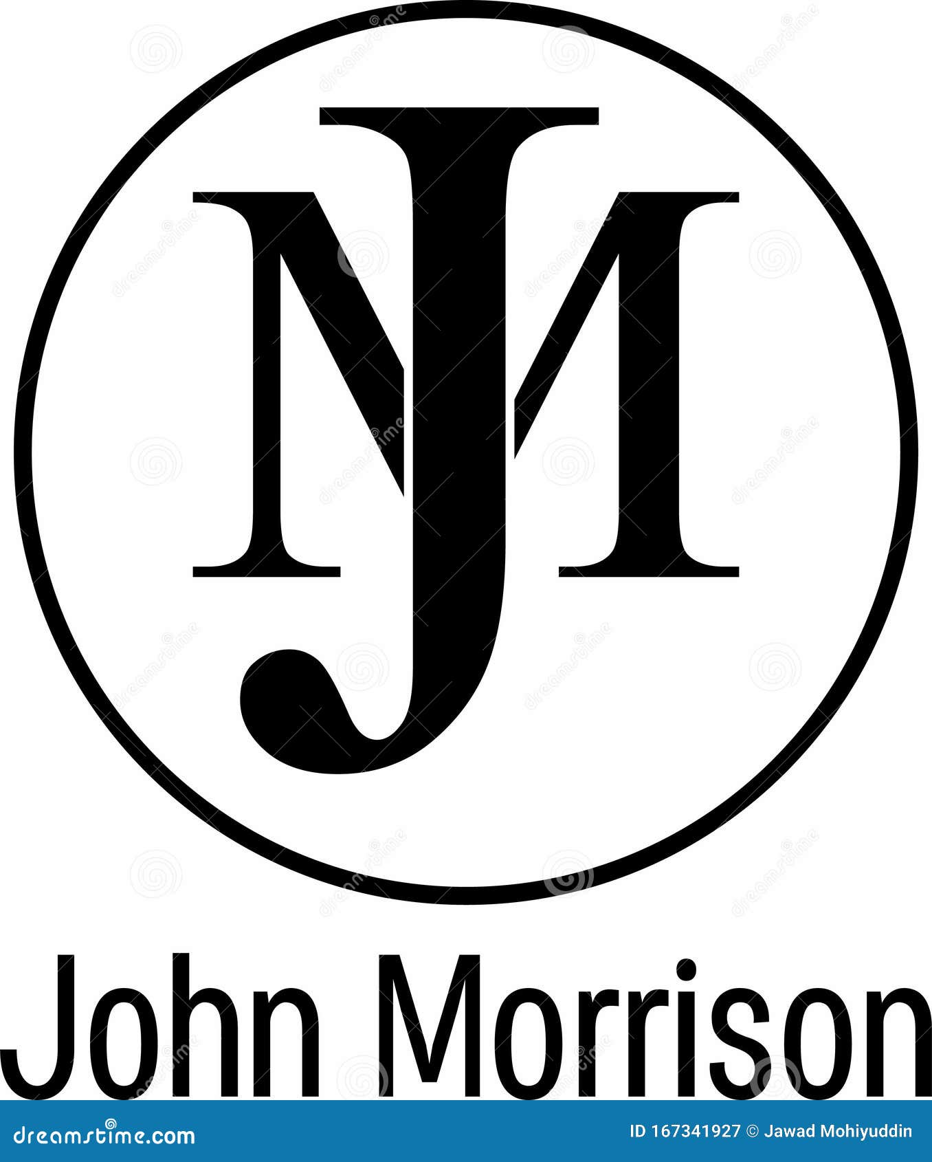 JM logo 5 stock vector. Illustration of corporate, monogram - 167341927