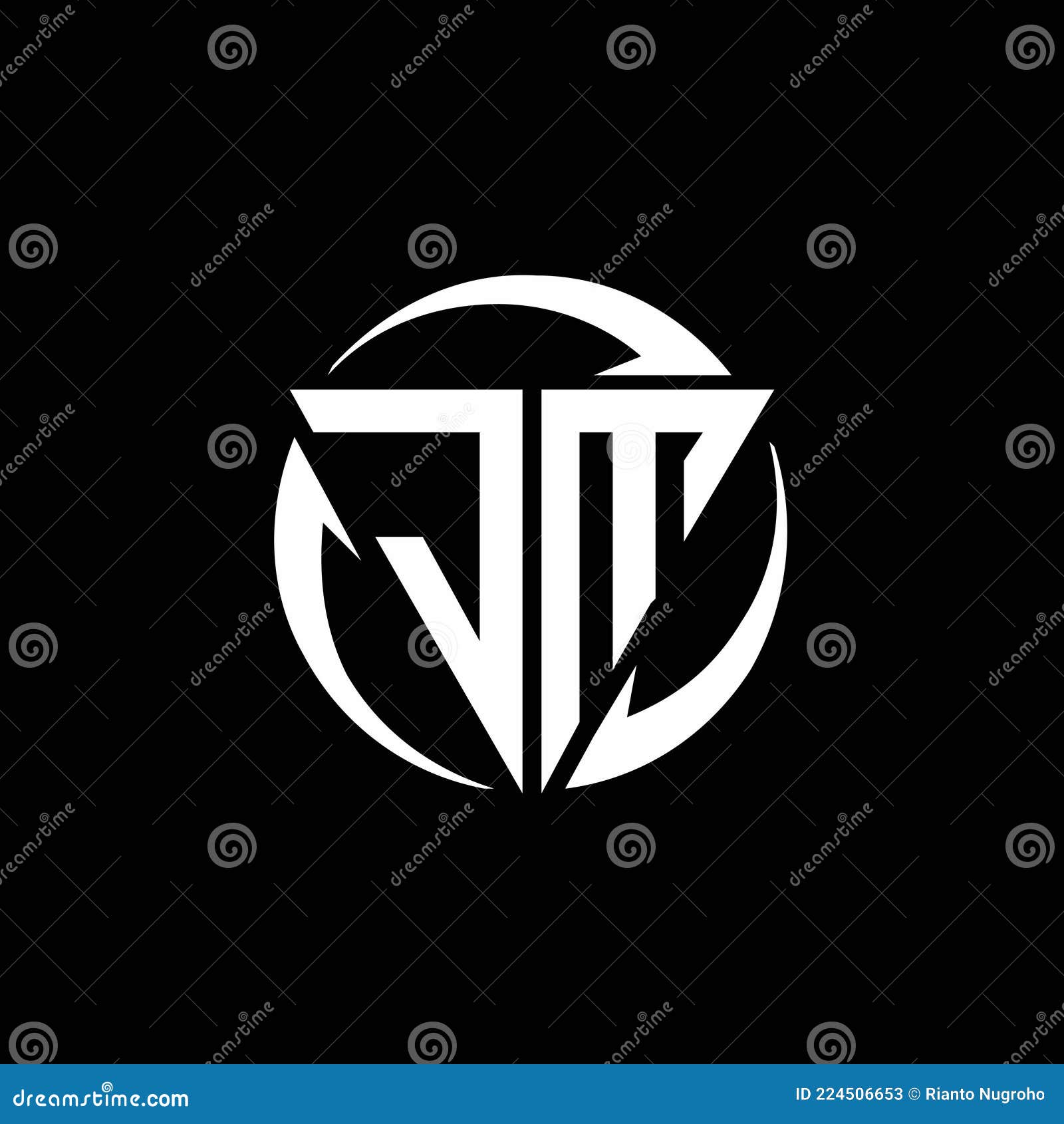 JM Logo Monogram Design Template Stock Vector - Illustration of letter ...