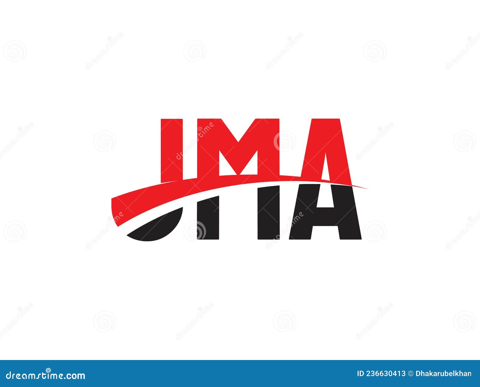 JMA Letter Initial Logo Design Vector Illustration Stock Vector ...