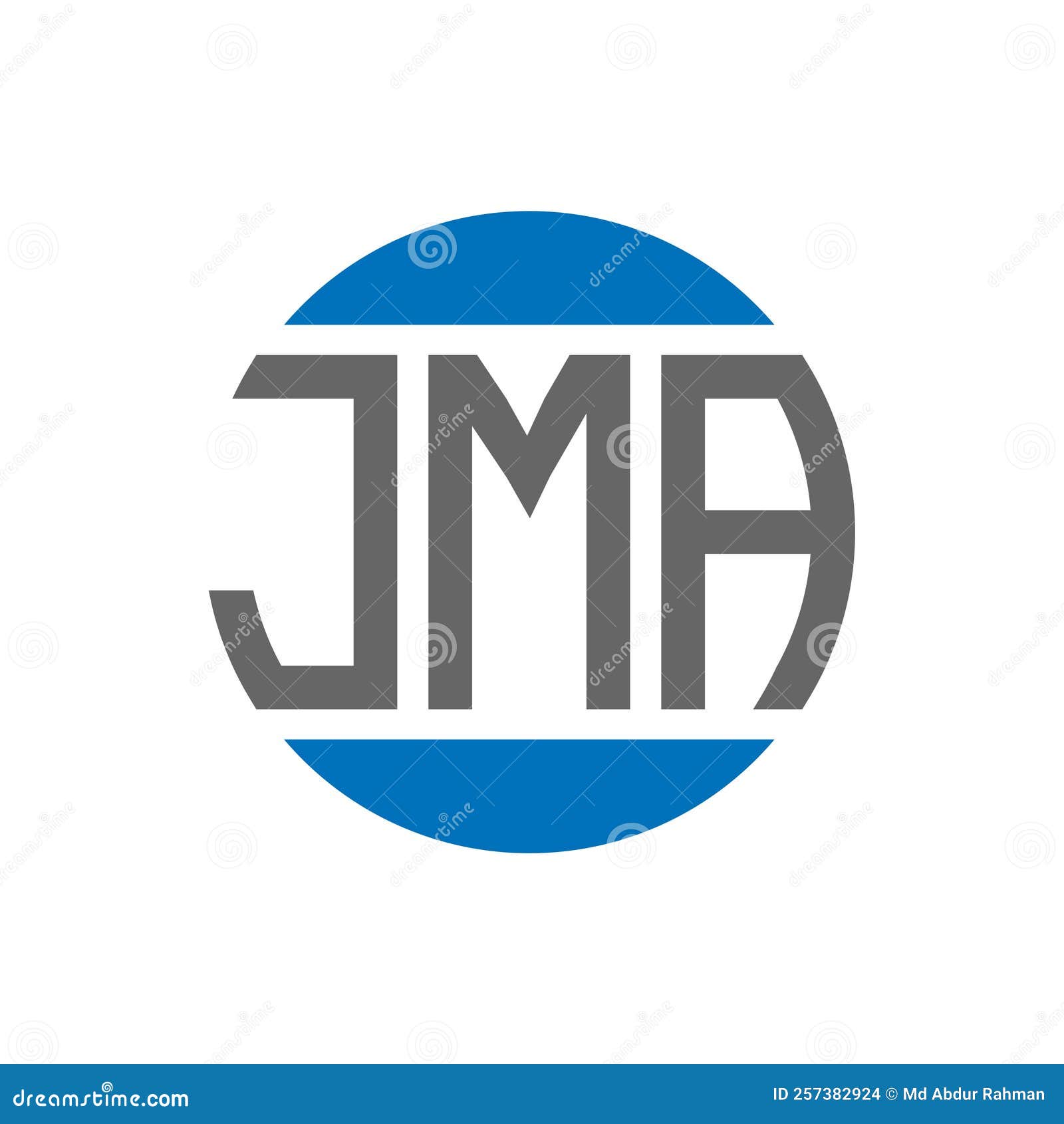 JMA Letter Logo Design on White Background. JMA Creative Initials ...