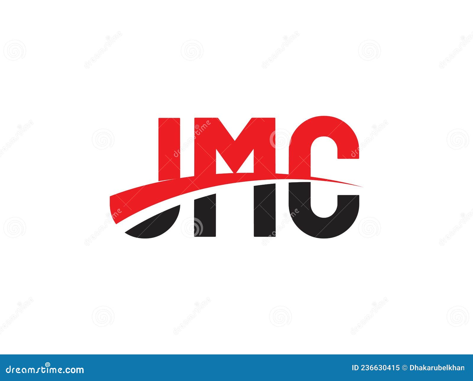 JMC Letter Initial Logo Design Vector Illustration Stock Vector ...