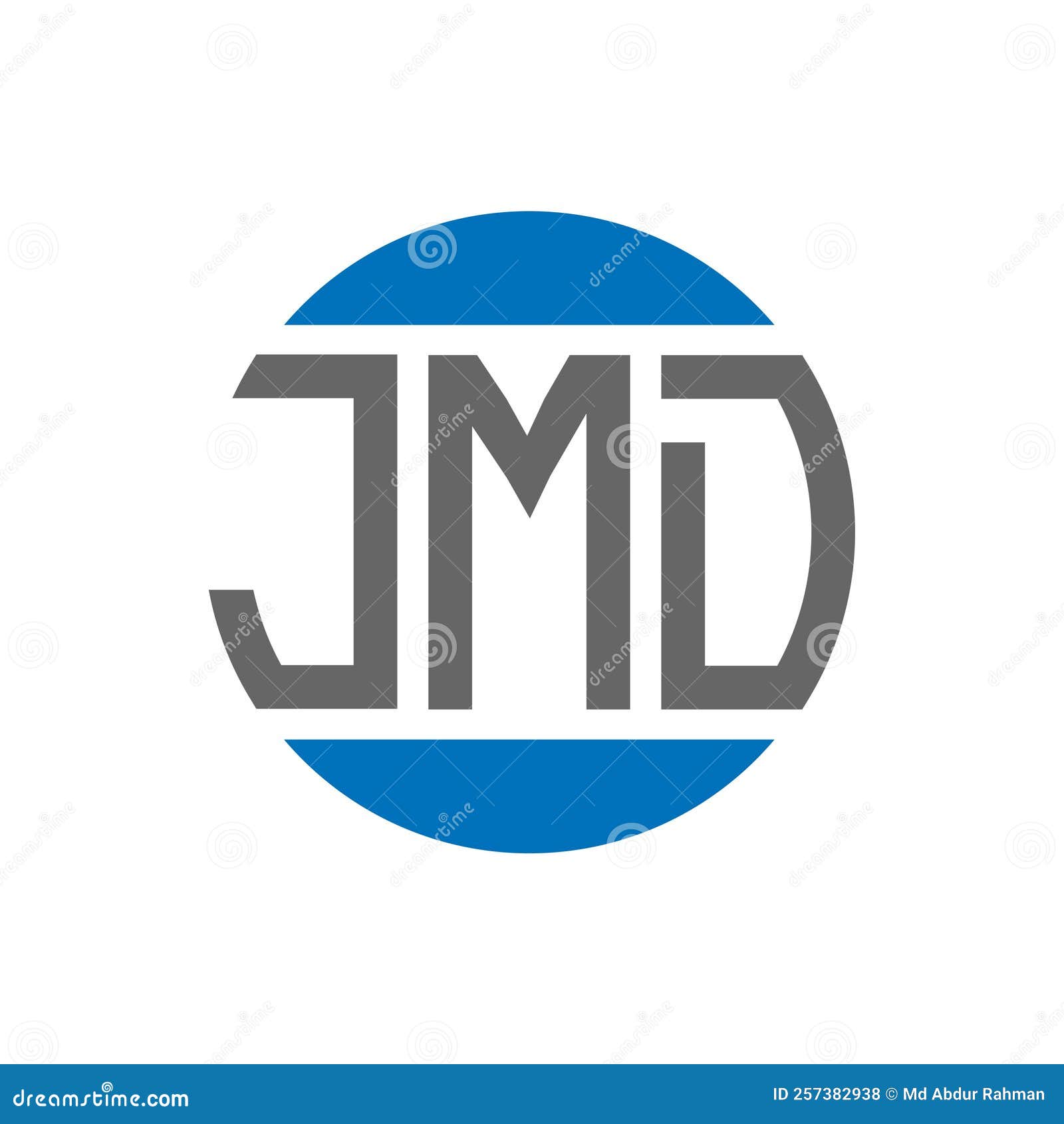 JMD Letter Logo Design on White Background. JMD Creative Initials ...