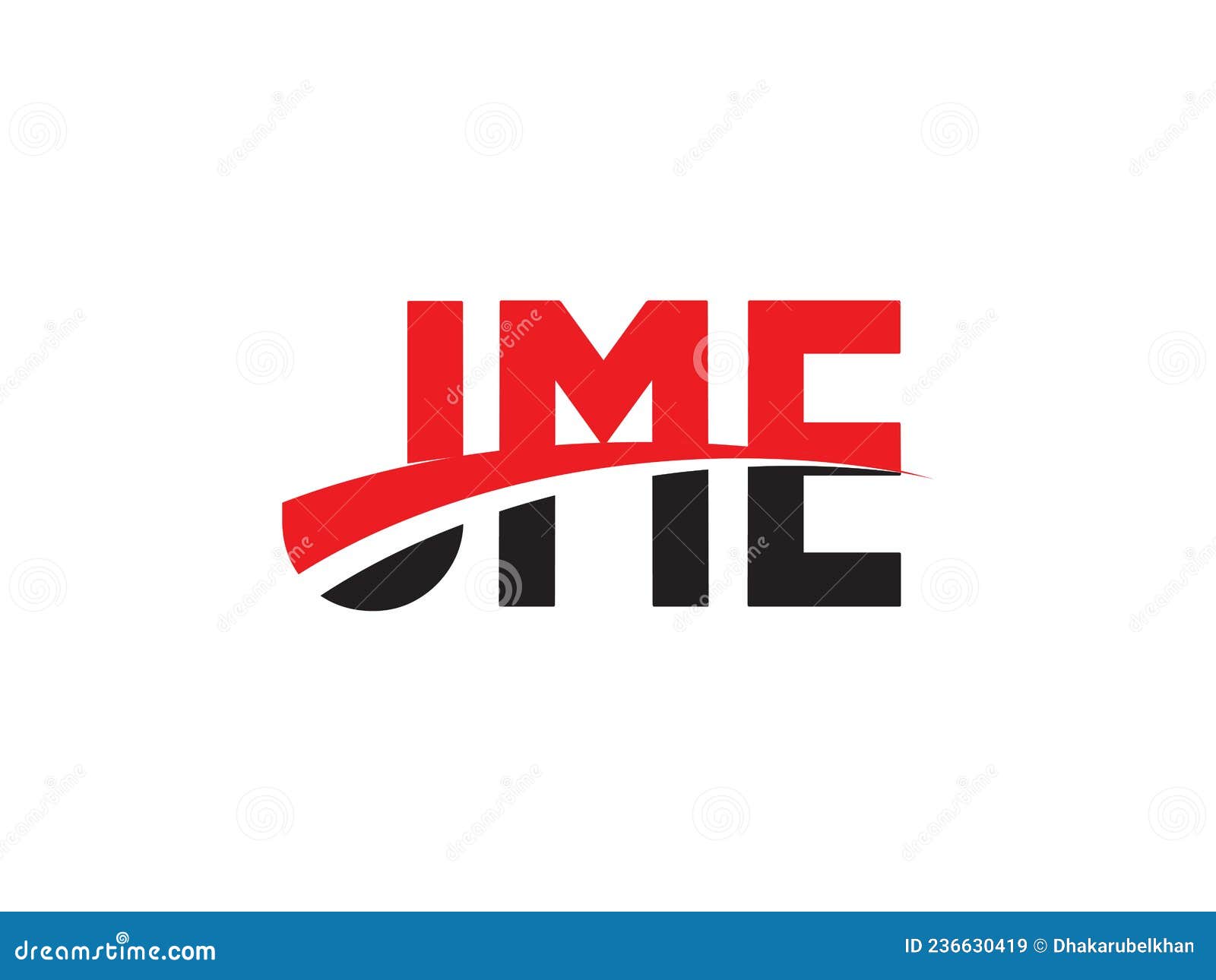 JME Letter Initial Logo Design Vector Illustration Stock Vector ...