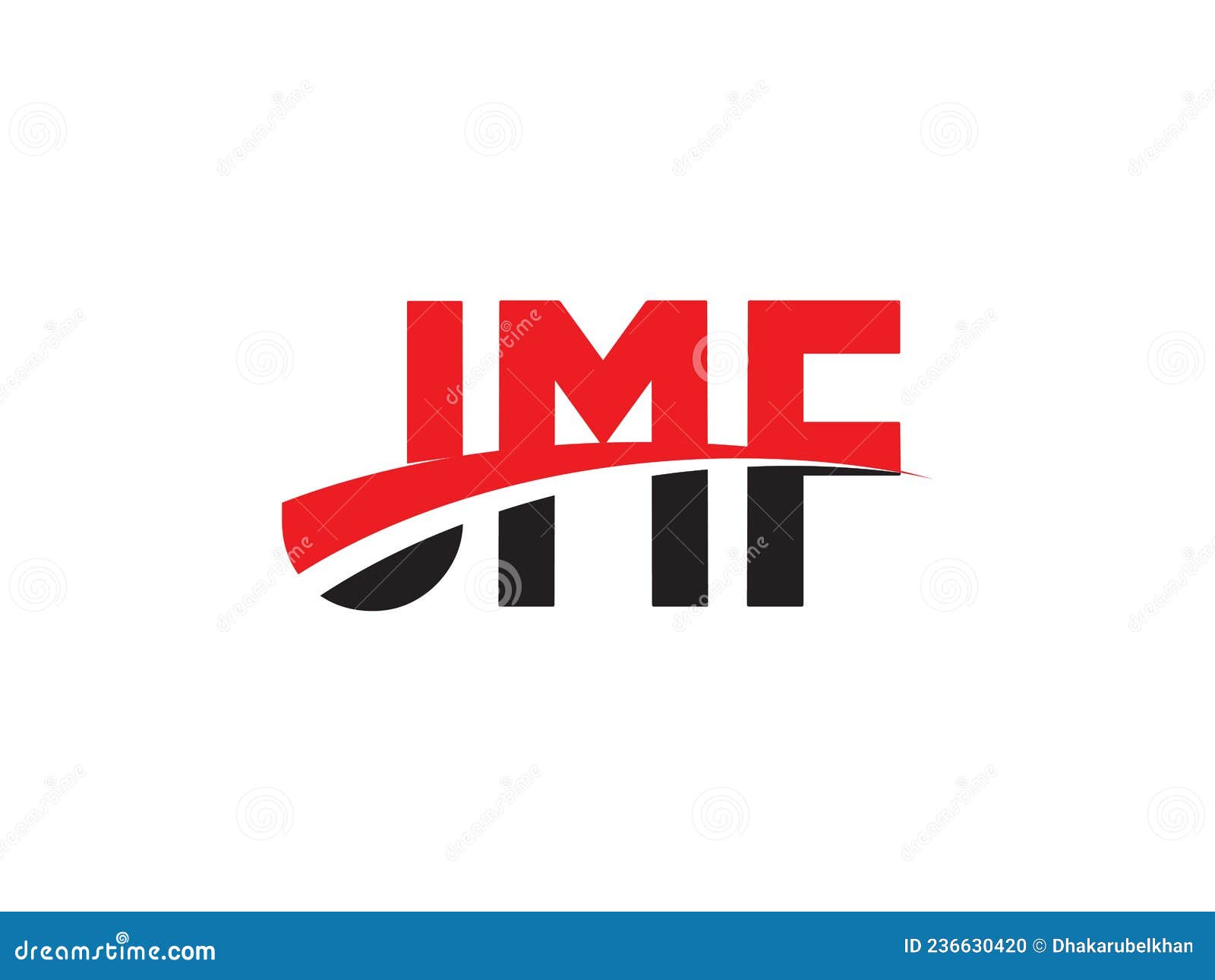 JMF Letter Initial Logo Design Vector Illustration Stock Vector ...