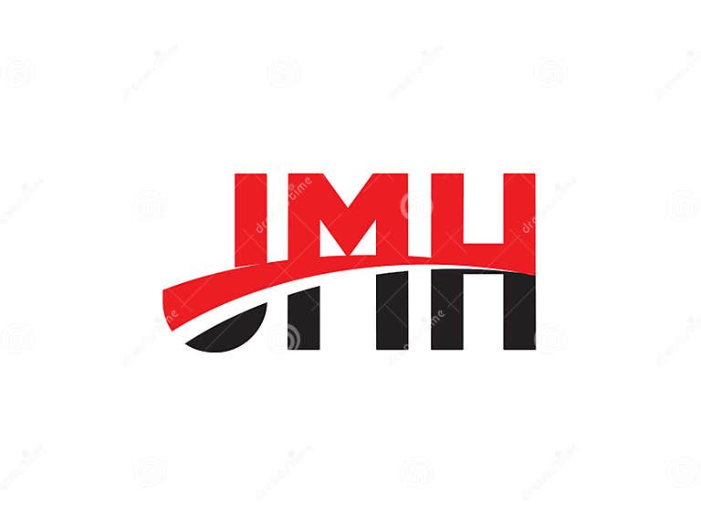 JMH Letter Initial Logo Design Vector Illustration Stock Vector ...