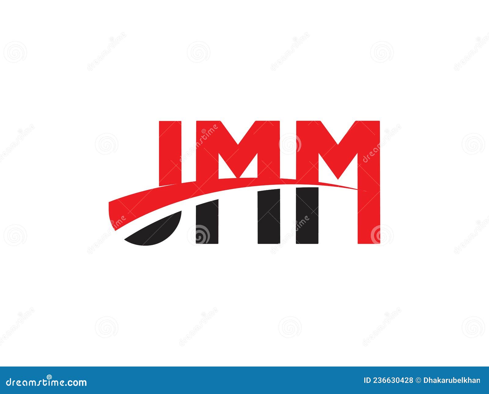 JMM Letter Initial Logo Design Vector Illustration Stock Photo - Image ...