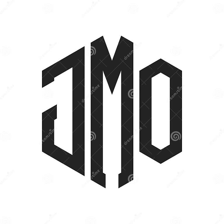 JMO Logo Design. Initial Letter JMO Monogram Logo Using Hexagon Shape ...