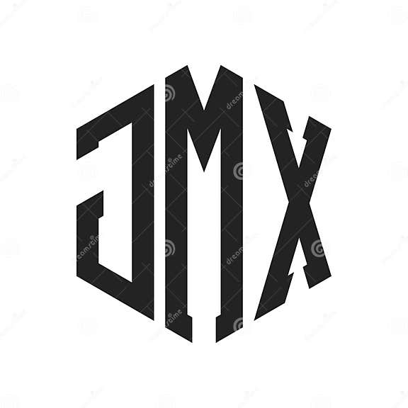 JMX Logo Design. Initial Letter JMX Monogram Logo Using Hexagon Shape ...