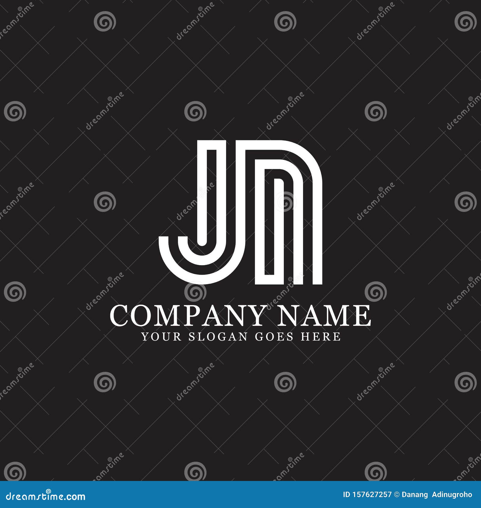 JN Monogram Logo Inspirations, Letters Logo Template Stock Vector ...