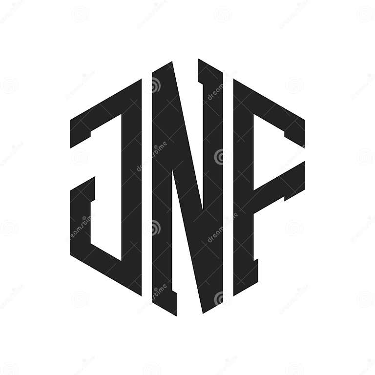 JNF Logo Design. Initial Letter JNF Monogram Logo Using Hexagon Shape ...
