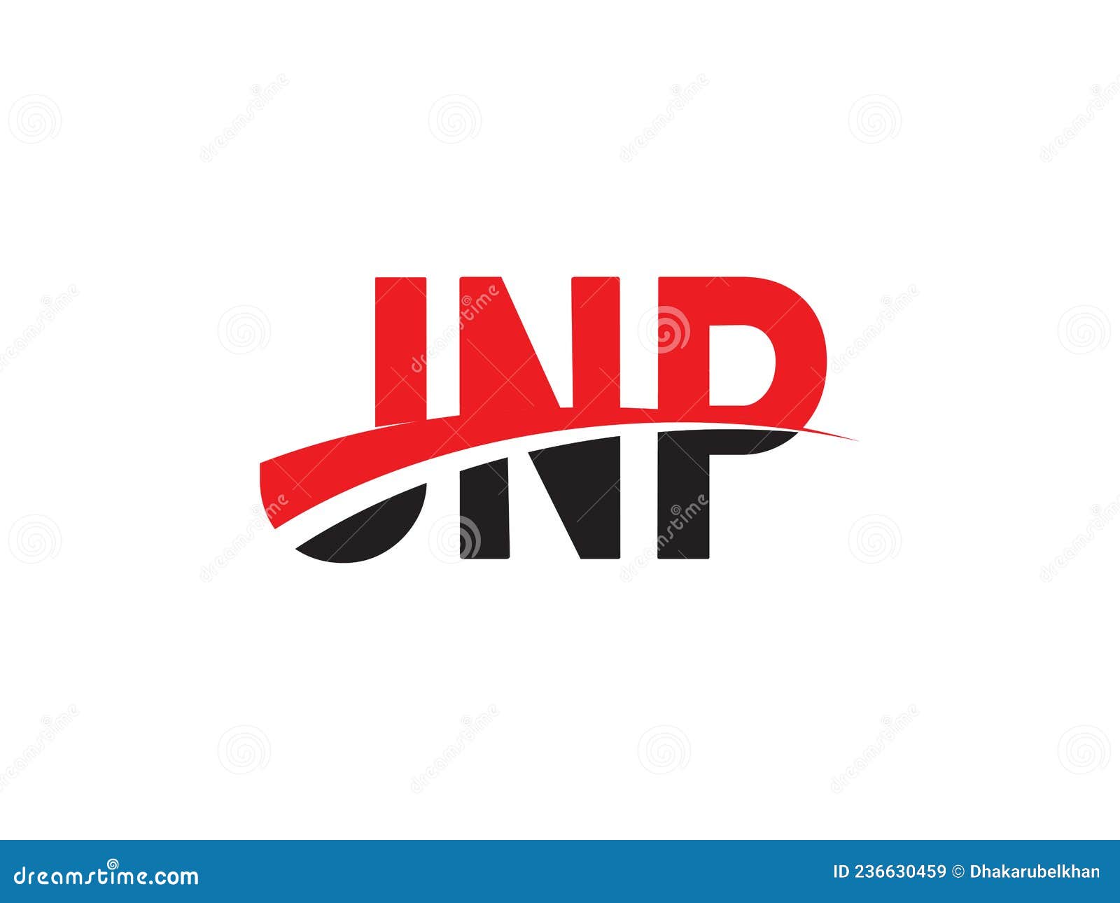 JNP Letter Initial Logo Design Vector Illustration Stock Image - Image ...