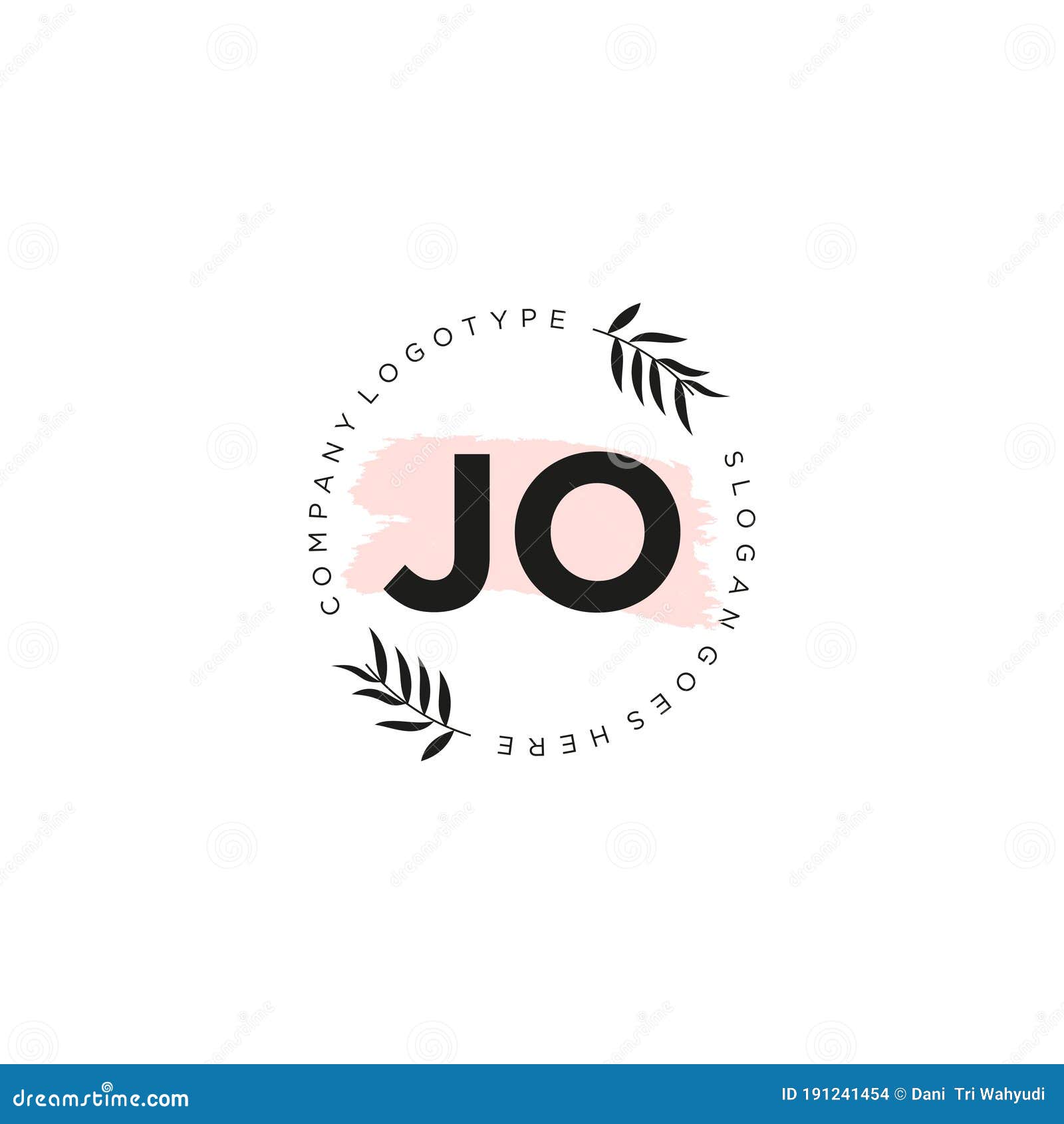 JO Letter Logo Icon Design Template Elements Stock Vector ...