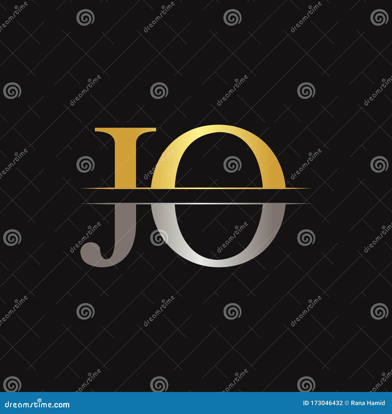 JO Letter Type Logo Design Vector Template. Abstract Letter JO Logo ...