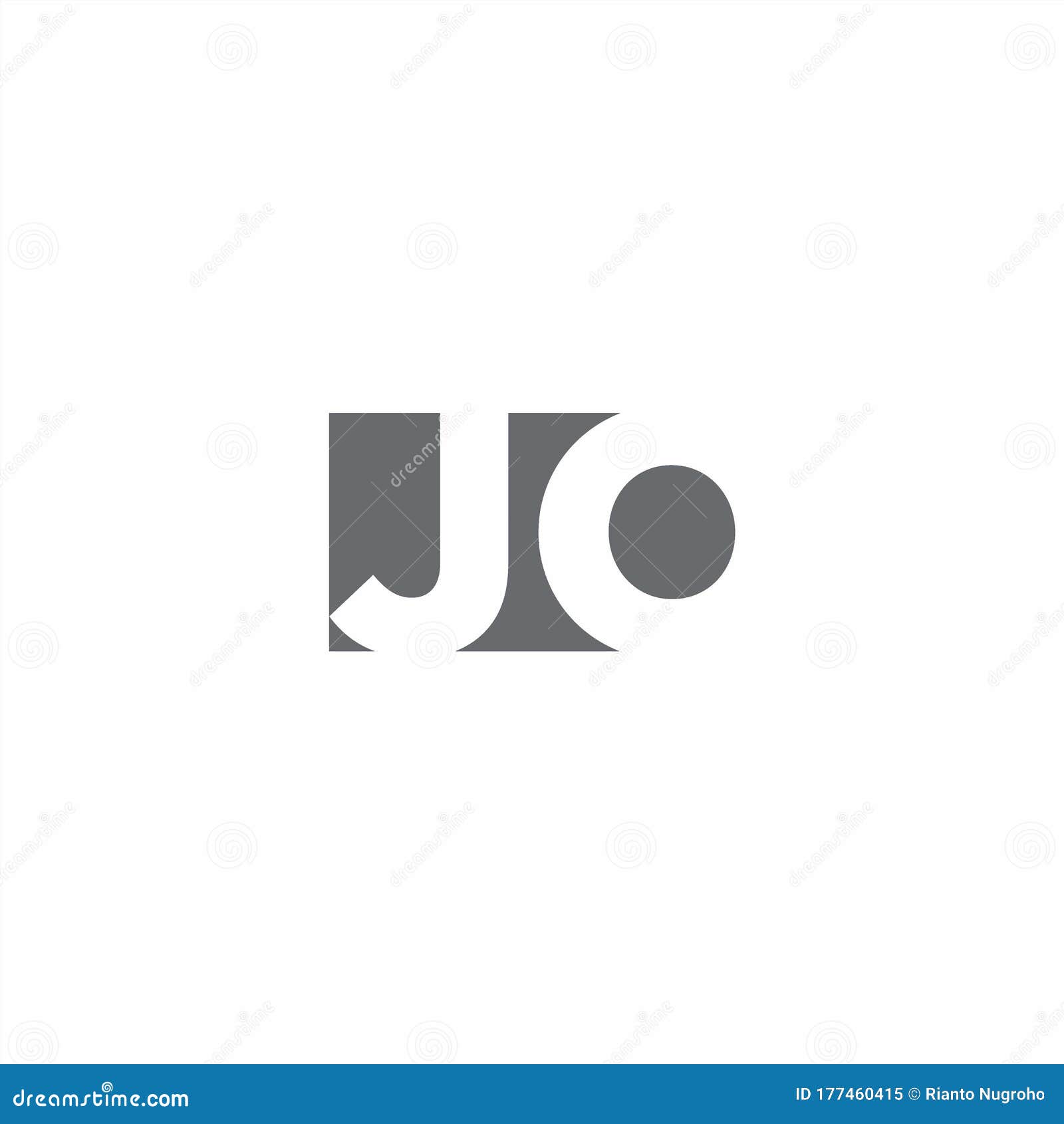 JO Logo Monogram with Negative Space Style Design Template Stock Vector ...