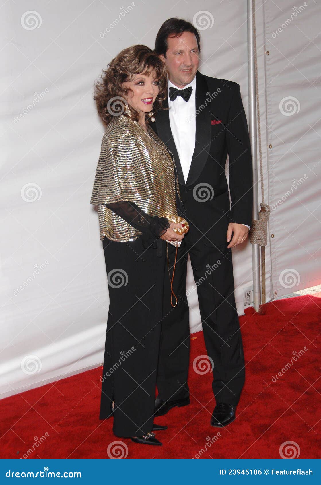 Joan Collins, Percy Gibson editorial photo. Image of world - 23945186