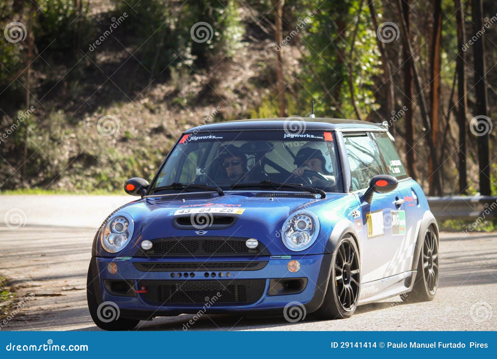 Joao Goncalves Drives a Mini Cooper S Editorial Stock Image - Image of ...