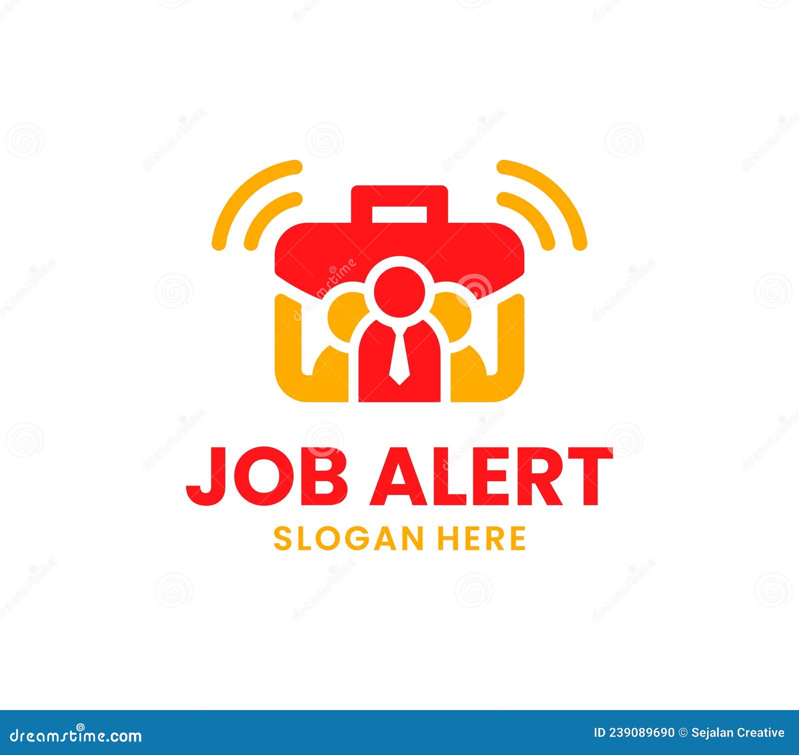 Job Alert Logo stock vector. Illustration of announcement - 239089690