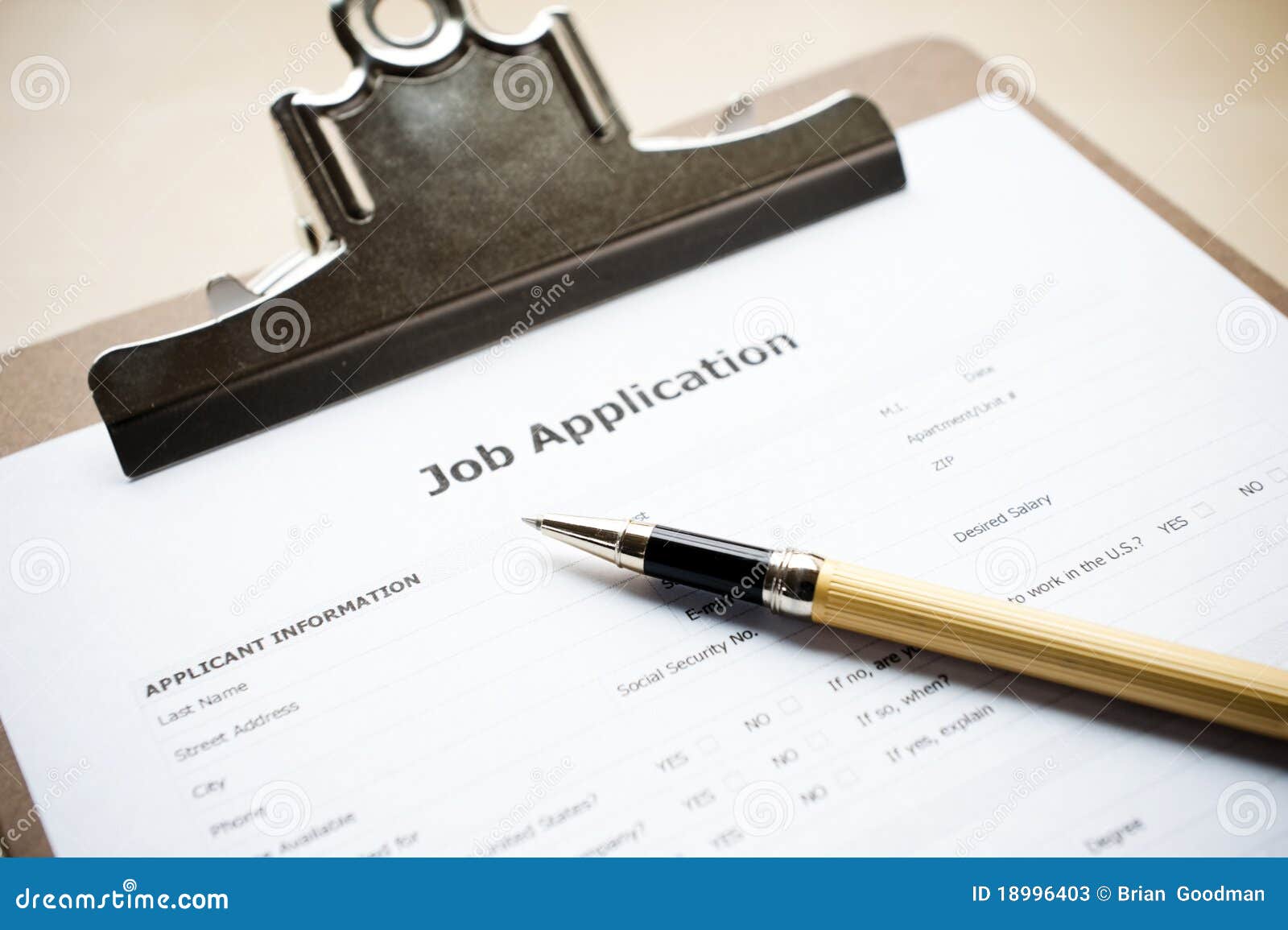 Job application stock image. Image of occupation, interview - 18996403