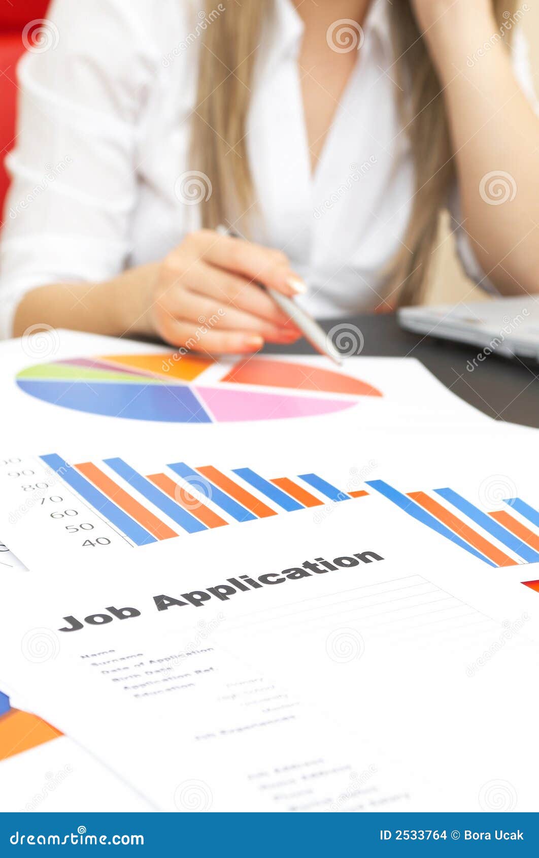 Job application stock photo. Image of laptop, cooperation - 2533764