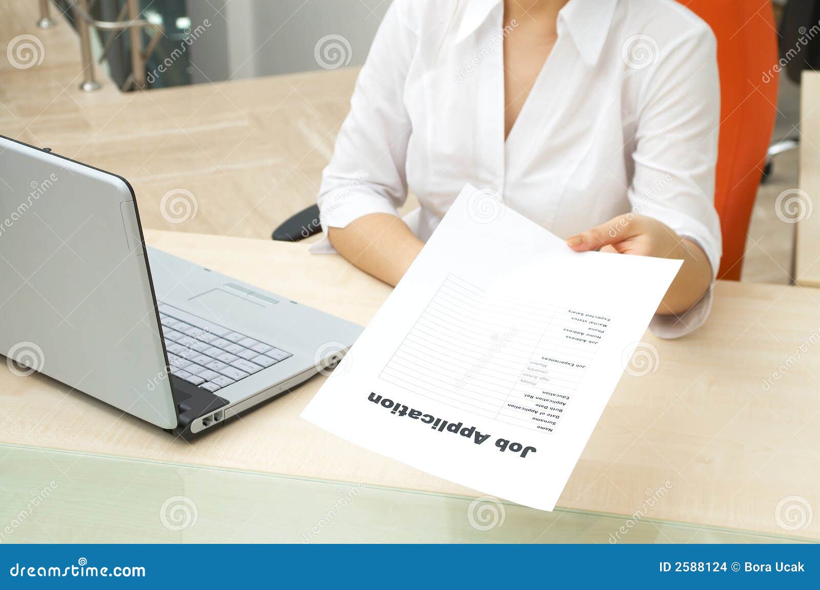 Job application stock photo. Image of businesswomen, meeting - 2588124