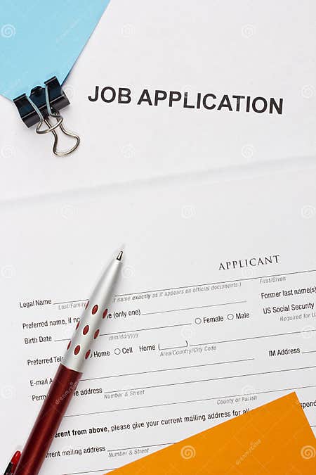 Job Application stock photo. Image of recruitment, hiring - 28267326