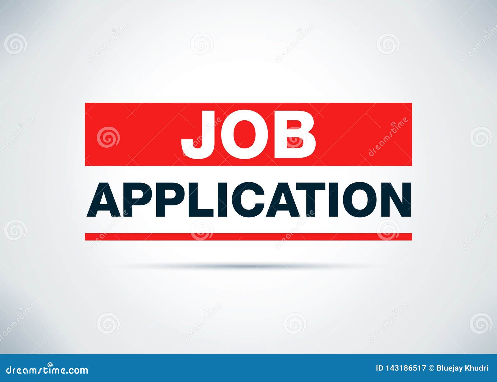 Job Application Abstract Flat Background Design Illustration Stock ...