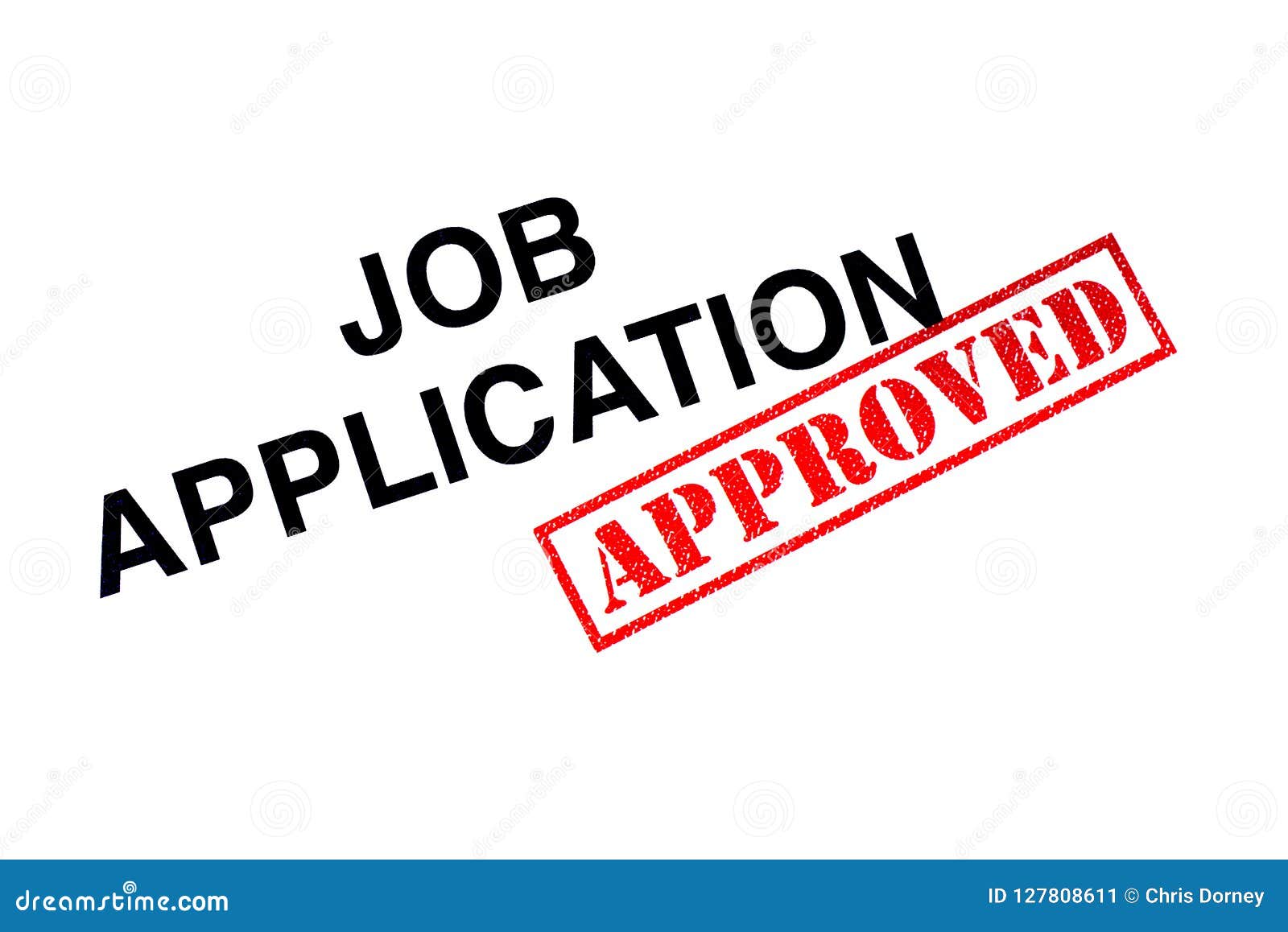 Job Application Approved stock image. Image of looking - 127808611