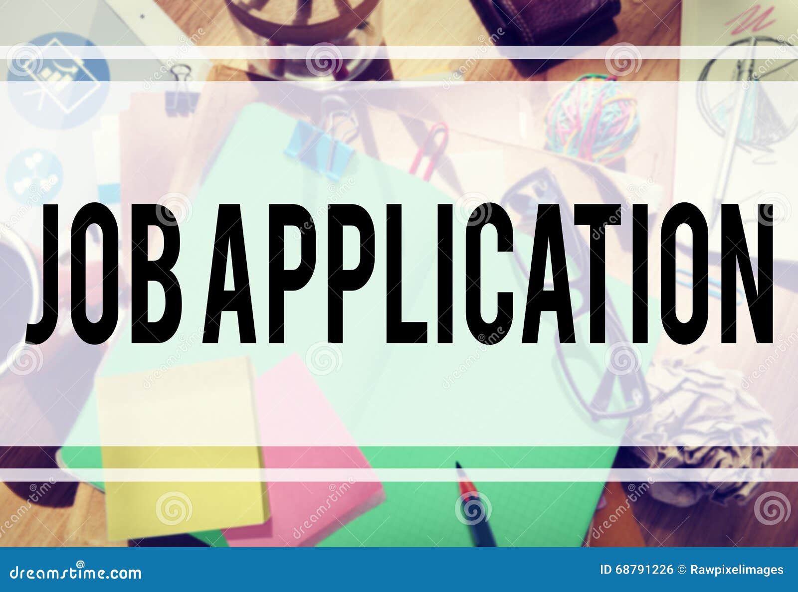 Job Application Career Employment Concept Stock Photo - Image of ...